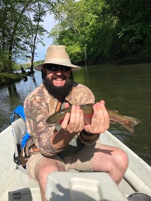 Beautiful Day On The Water….Sunshine! | Branson Trout Fishing at River ...